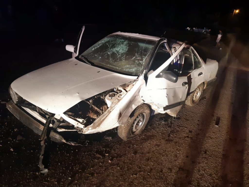 Cinco lesionados y un auto inservible, tras fuerte accidente en la ...