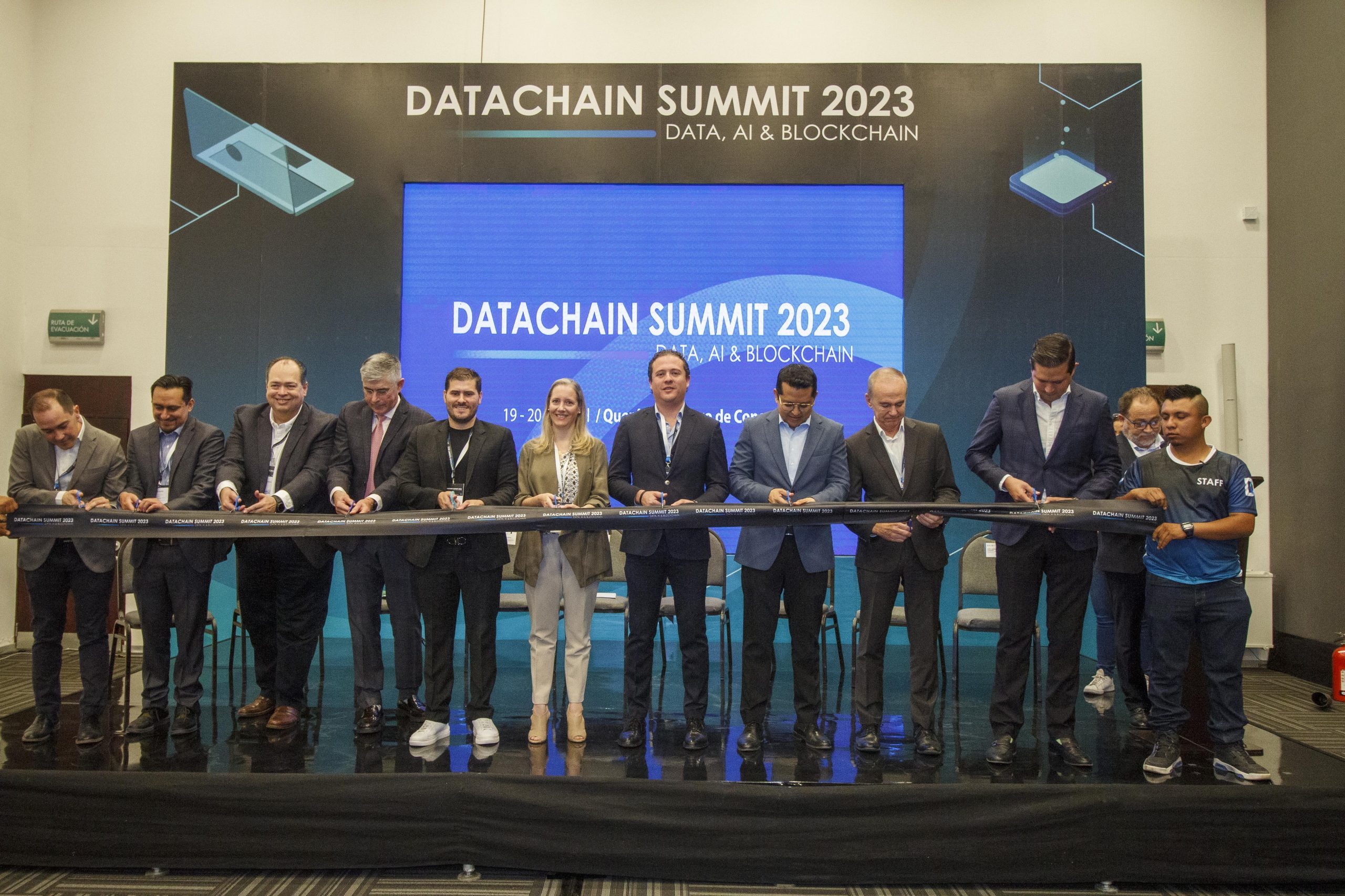 Inauguran las actividades del DataChain Summit 2023 - Noticias de Querétaro