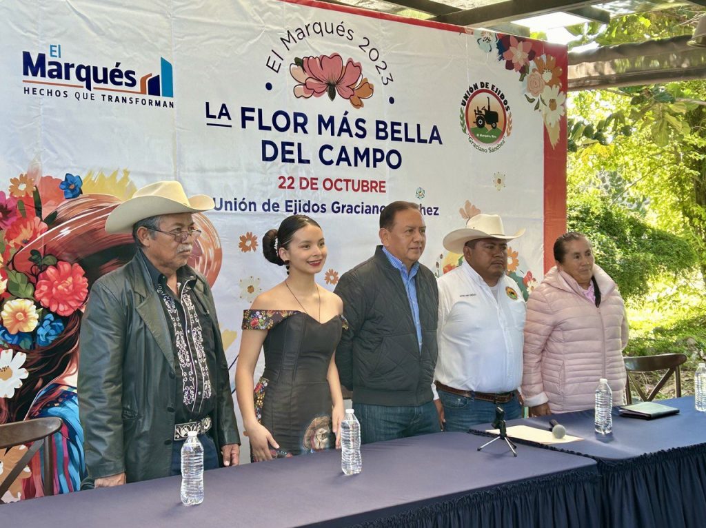 Ejidos de El Marqués presentan el concurso “La flor más bella del campo ...