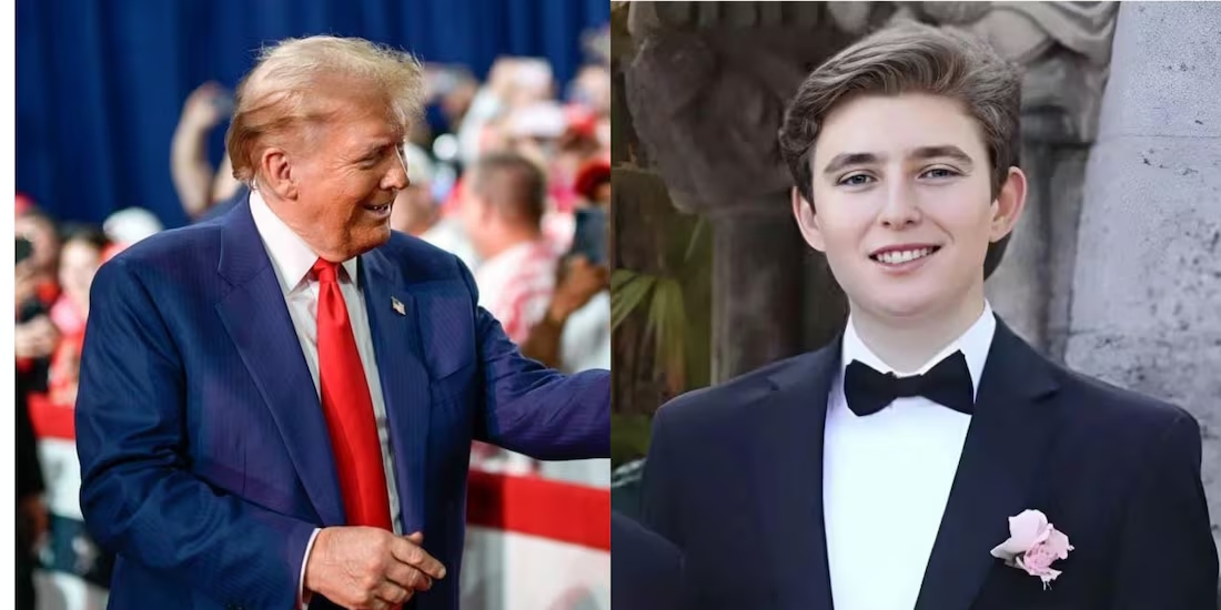 Barron Trump va tras los pasos de Donald Trump - Noticias de Querétaro