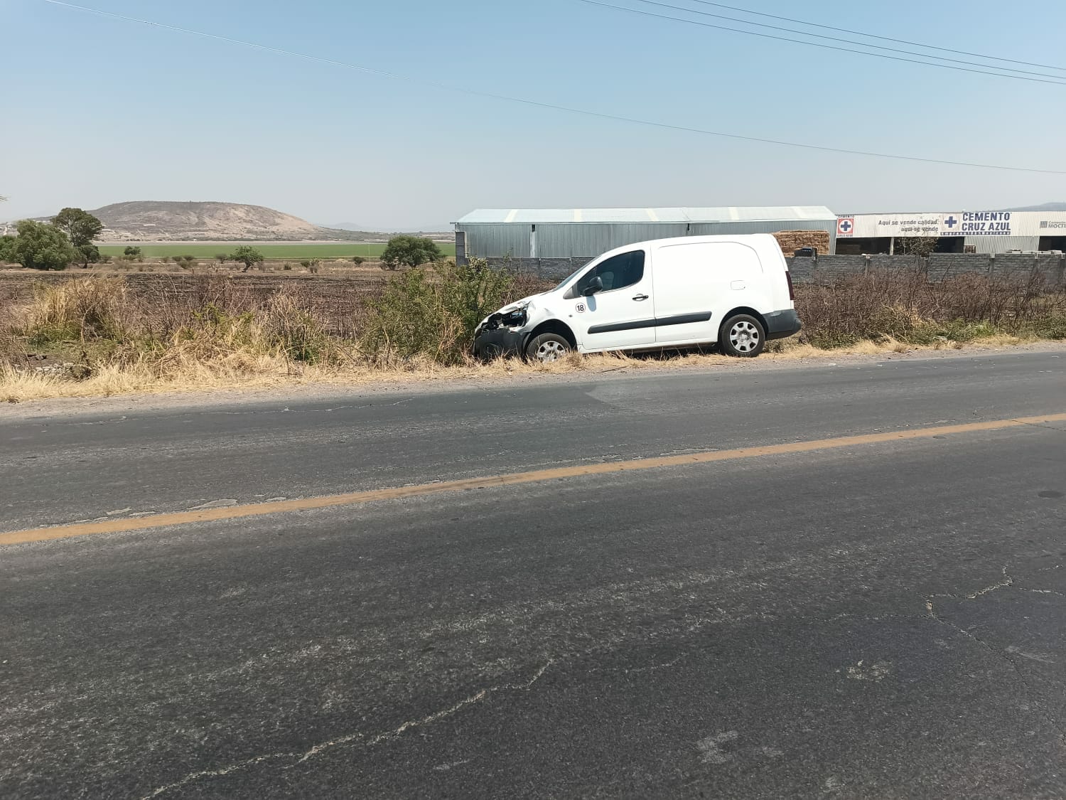 Choque por alcance deja solo daños materiales en la carretera Galindo ...