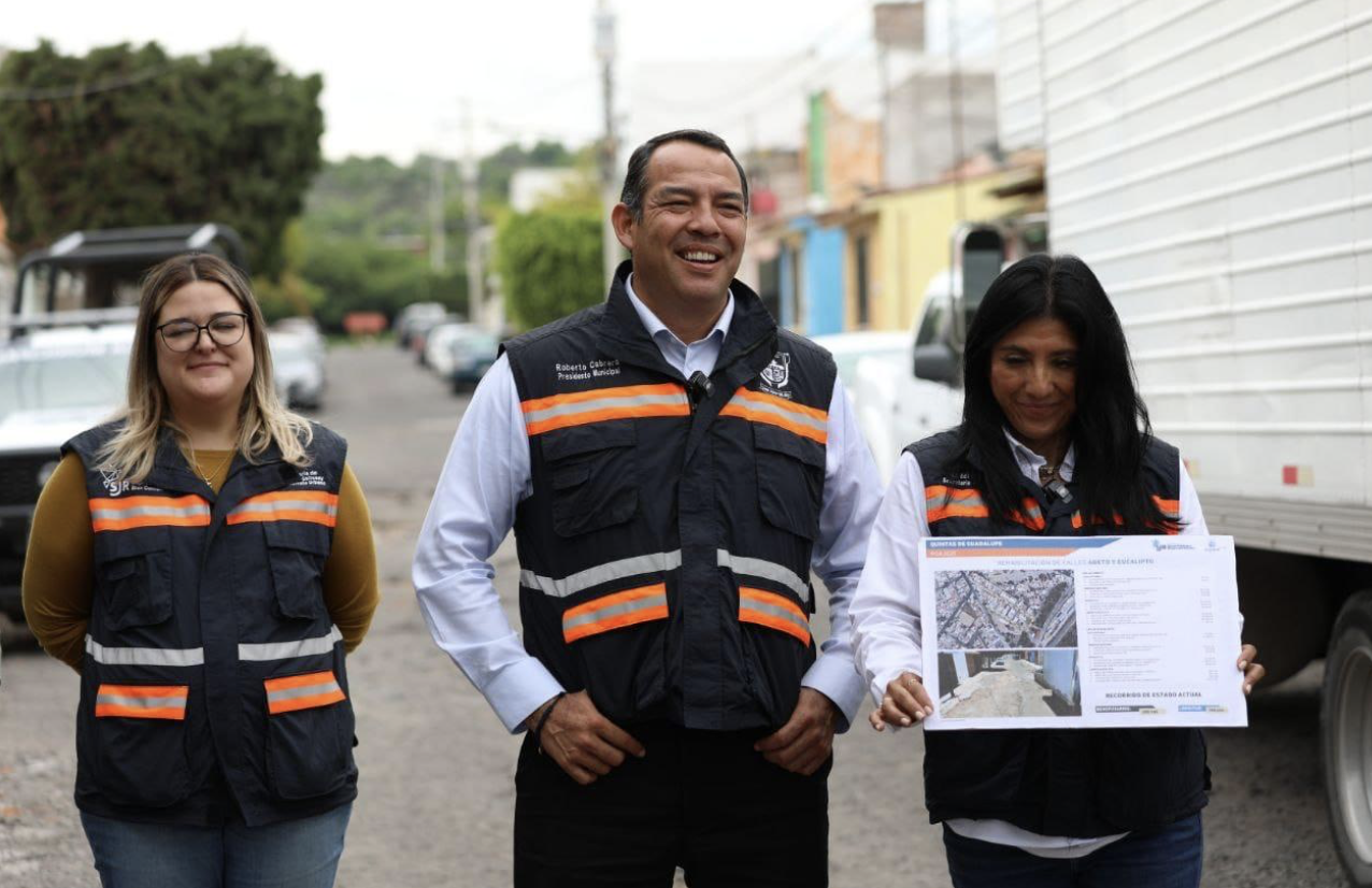 Anuncia Roberto Cabrera mejora de calles en Quintas de Guadalupe ...