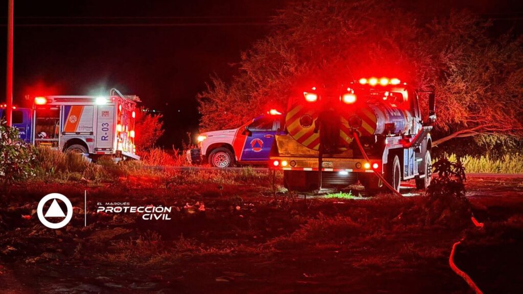 Arde predio en Chichimequillas - Noticias de Querétaro