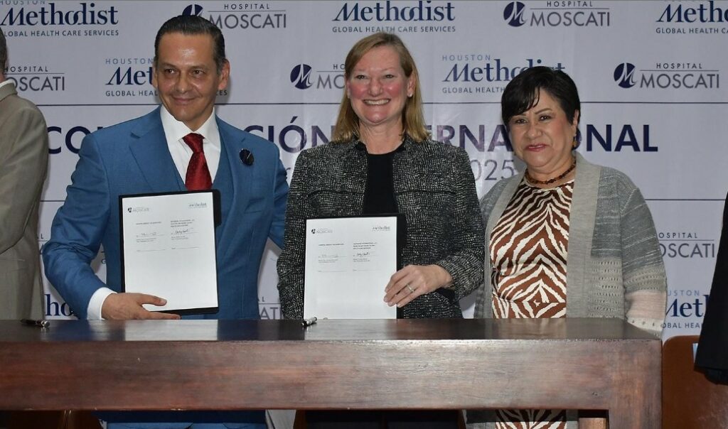 Atestigua Martina Pérez firma de convenio entre los Hospitales Moscati ...